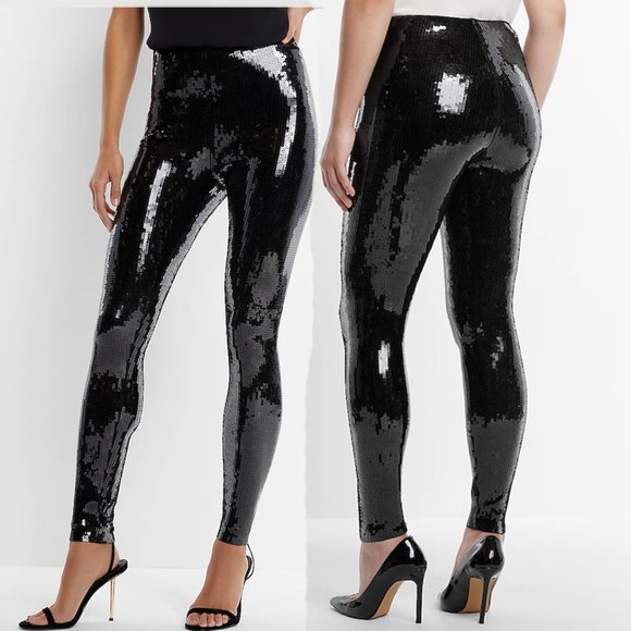Calzedonia | Pants & Jumpsuits | Calzedonia Sequin Leggings | Poshmark
